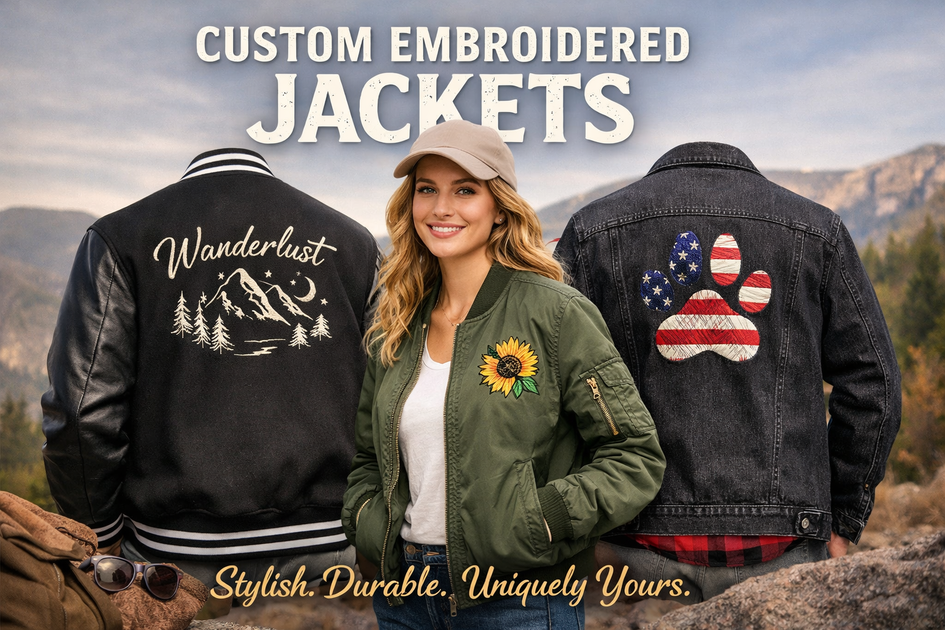 Custom Embroidered Jackets | Stylish & Durable Outerwear – NH Creations LLC